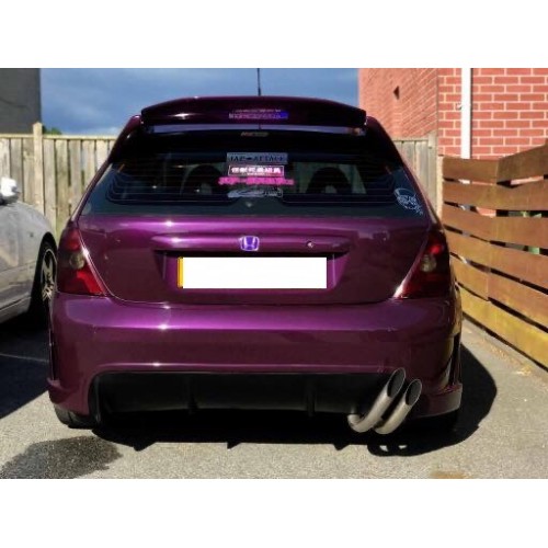 EP3 Fibreglass FX Rear Bumper